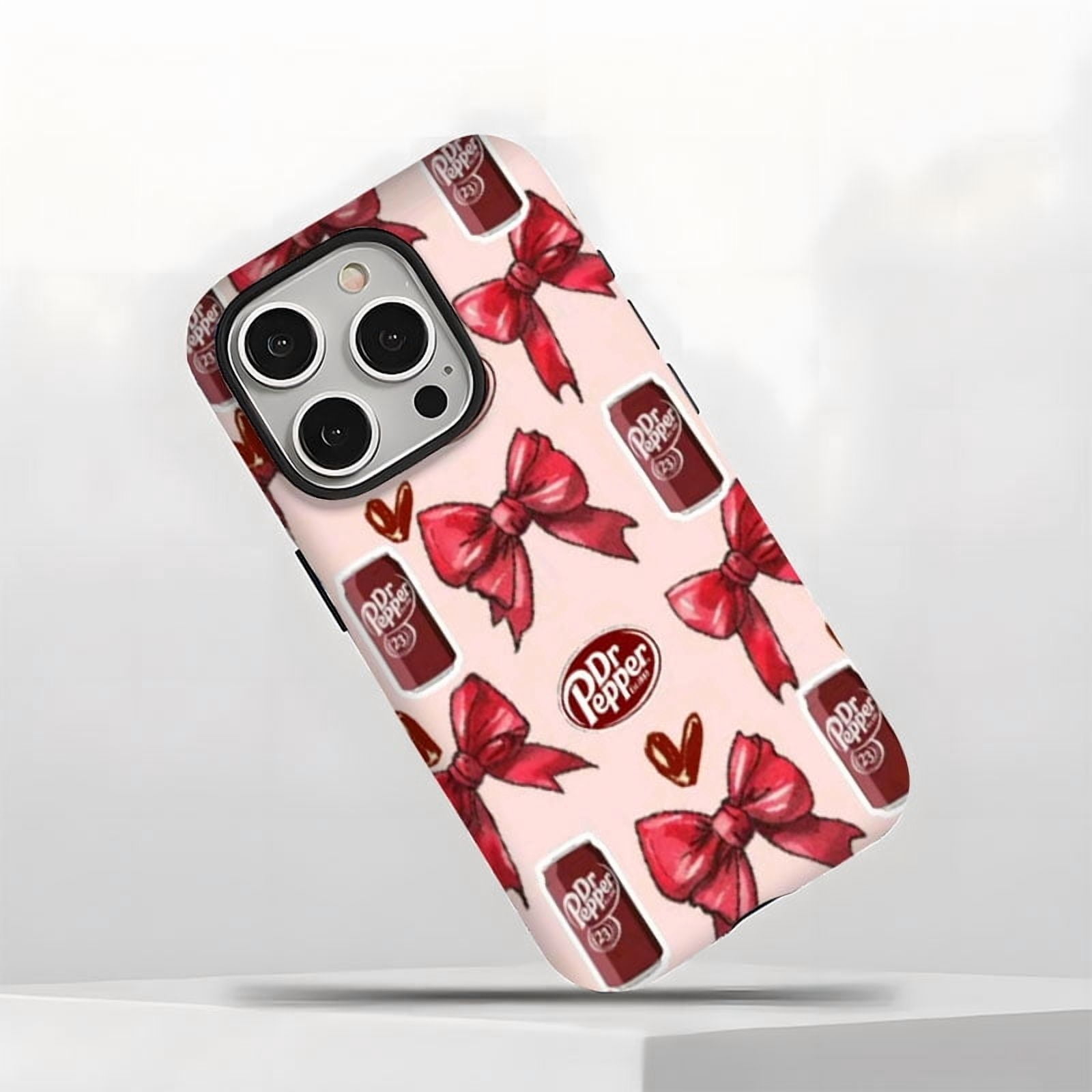Dr Pepper Phone Cases Red Series Cute Pattern Stitching Festive Design ...