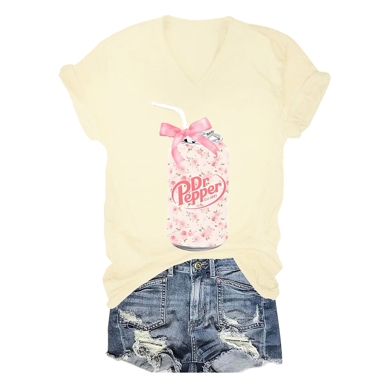 Dr Pepper Pink Bow Coquette Shirt, Cute Pink Soda Drink Shirt, Dr ...