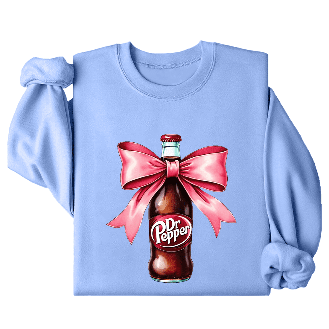 Dr Pepper Pink Bow Coquette Sweatshirt, Dr Pepper Sweatshirt, Cute Pink ...