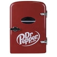 Dr Pepper Electric Beverage Refrigerator, Portable 6-Can Mini Fridge ...