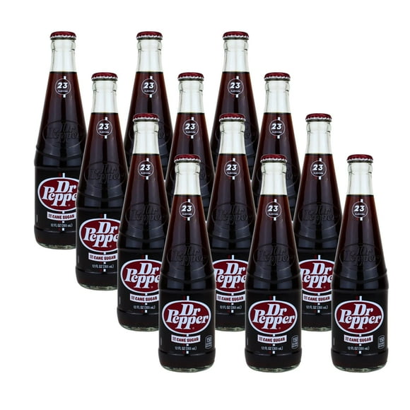 Glass Dr Pepper Bottles