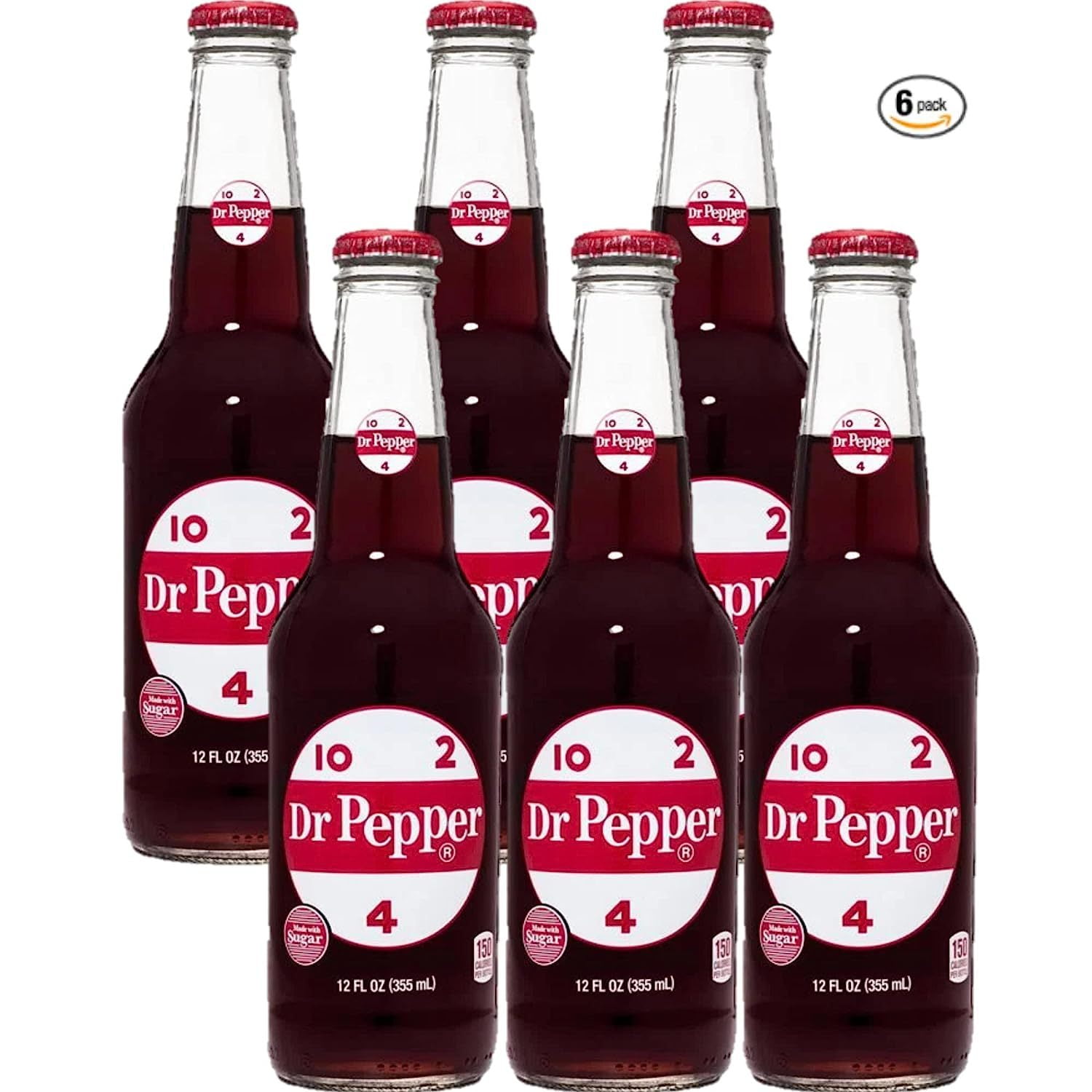 Glass Dr Pepper Bottles