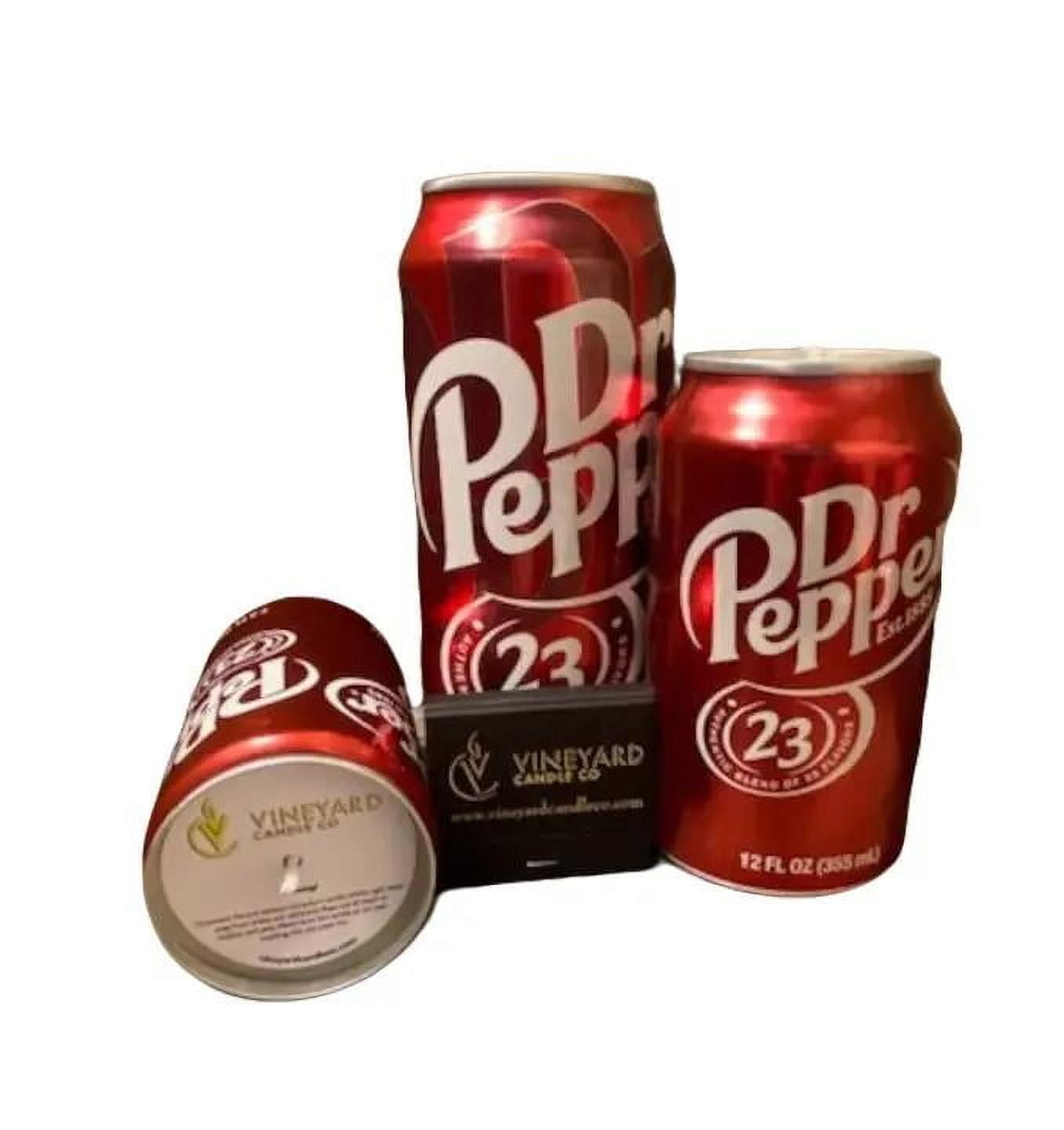 Dr Pepper Scented Soy Wax Candle - 7.5, 12, 16 oz cans Decor Gift Decor ...
