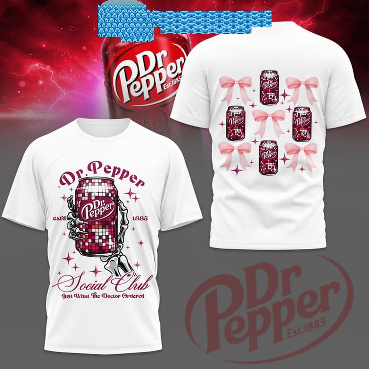 Dr. Pepper Social Club Just What The Doctor Ordered Hoodie T-Shirt ...