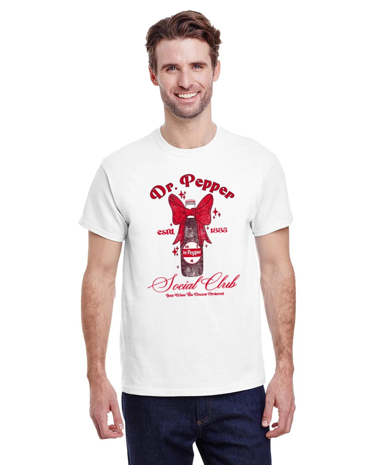 Dr Pepper Social Club T-Shirt, Funny Dr Pepper T-T-Shirt, Soda Ribbon T ...