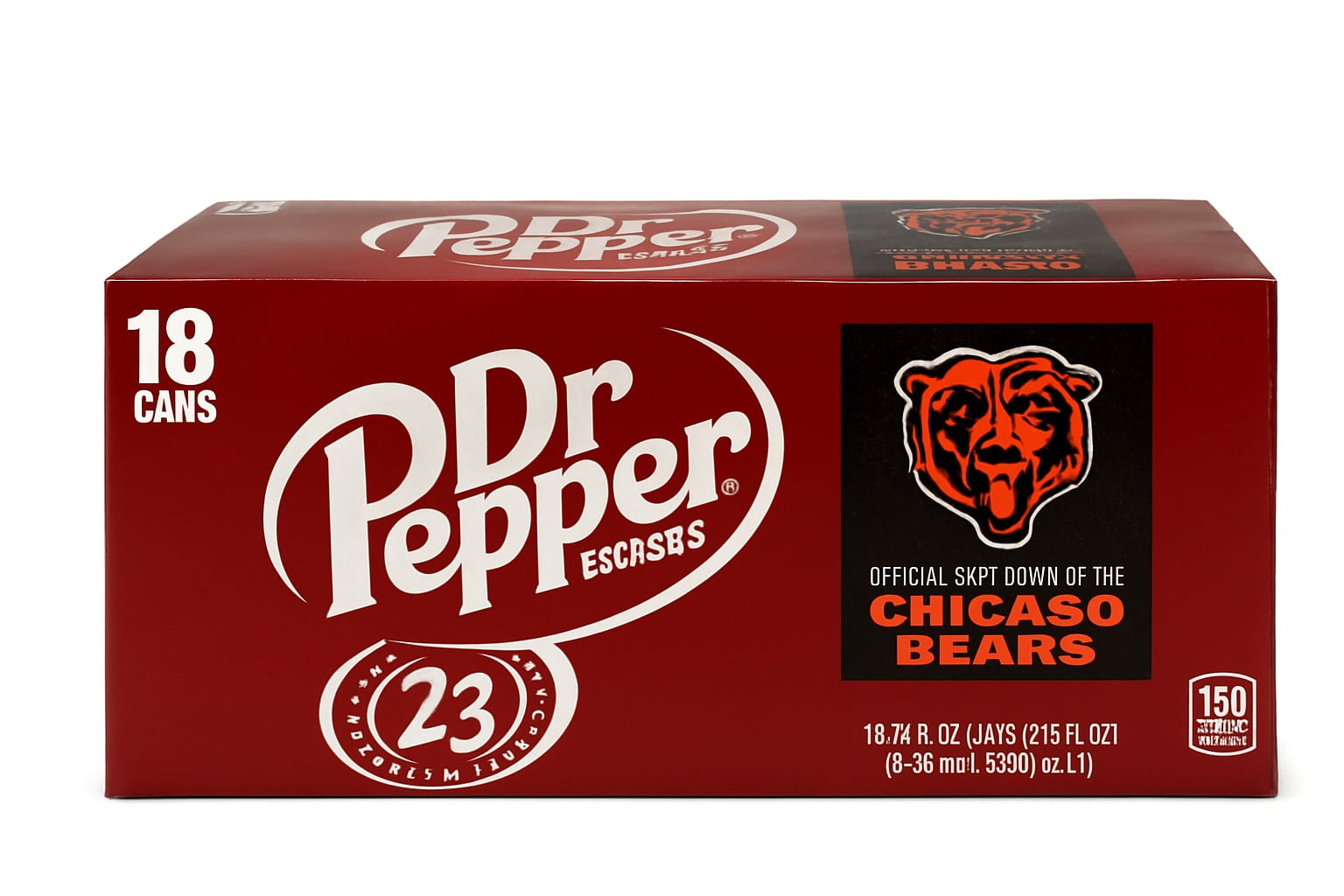 Dr Pepper Soda, 12 fl oz Cans, 18 Pack – Special Chicago Edition ...