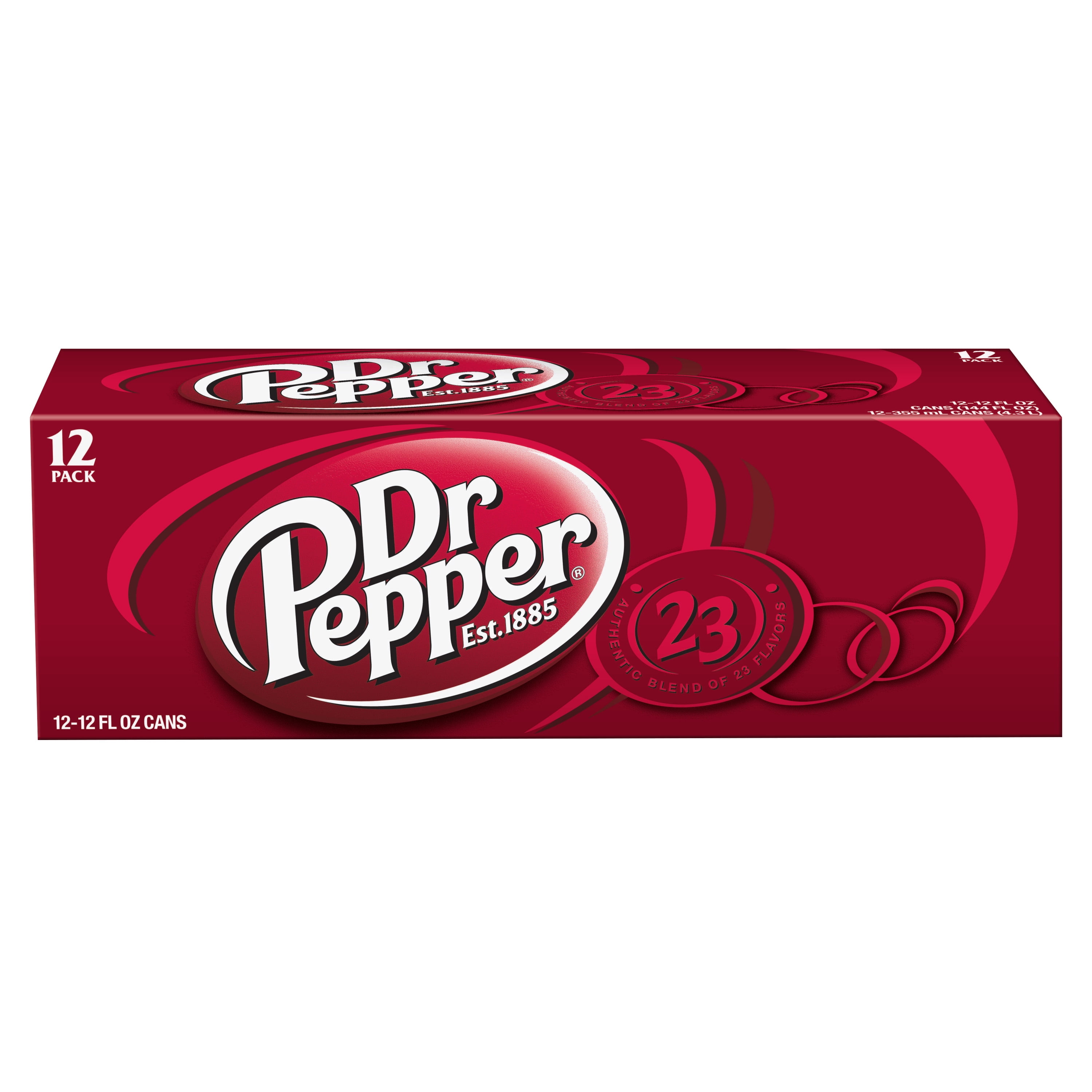 Dr Pepper Soda, 12 fl oz cans, 12 pack - Walmart.com