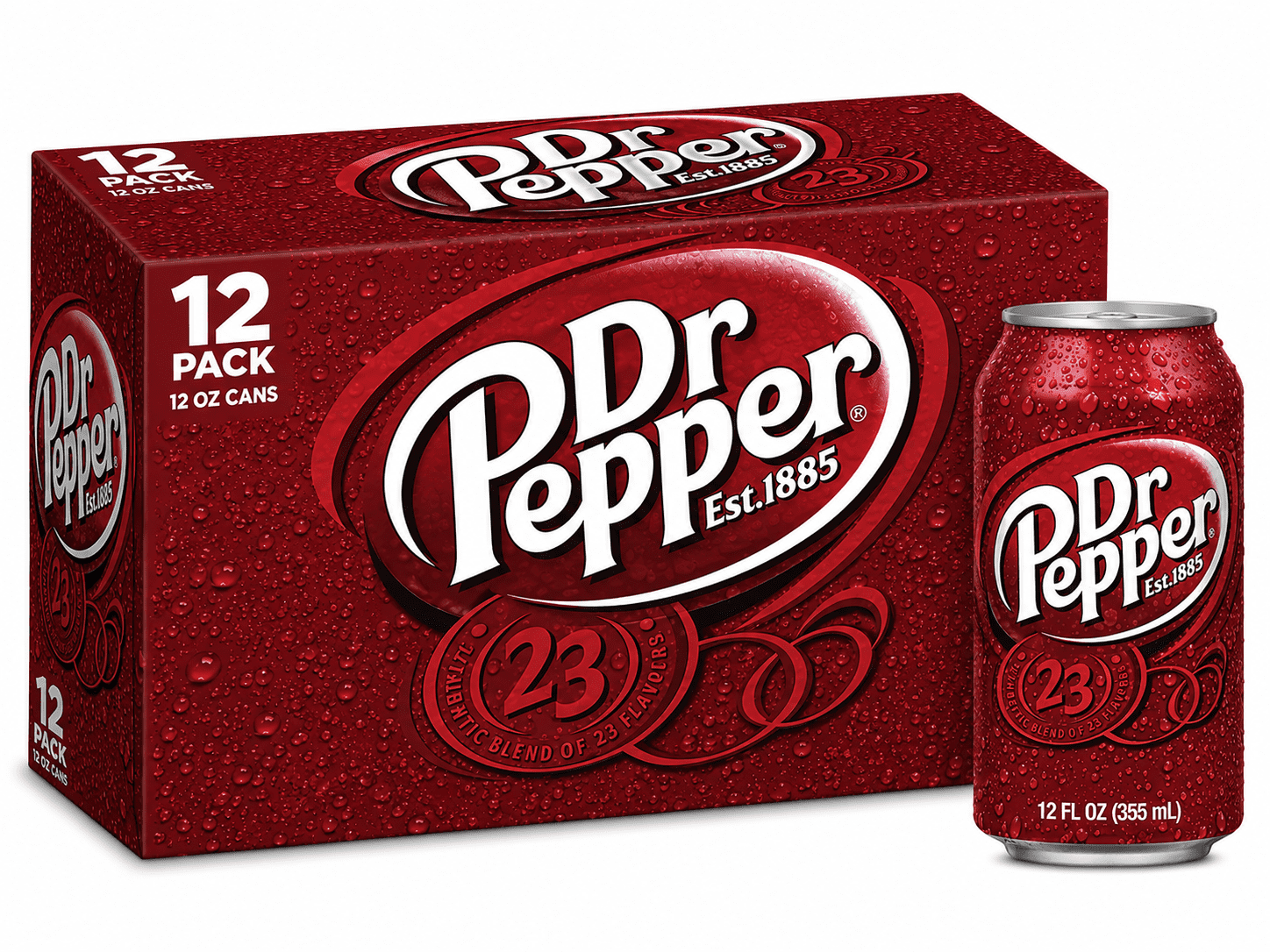 Dr Pepper Soda, Original, 12 Pack, 12 fl oz Cans - Walmart.com