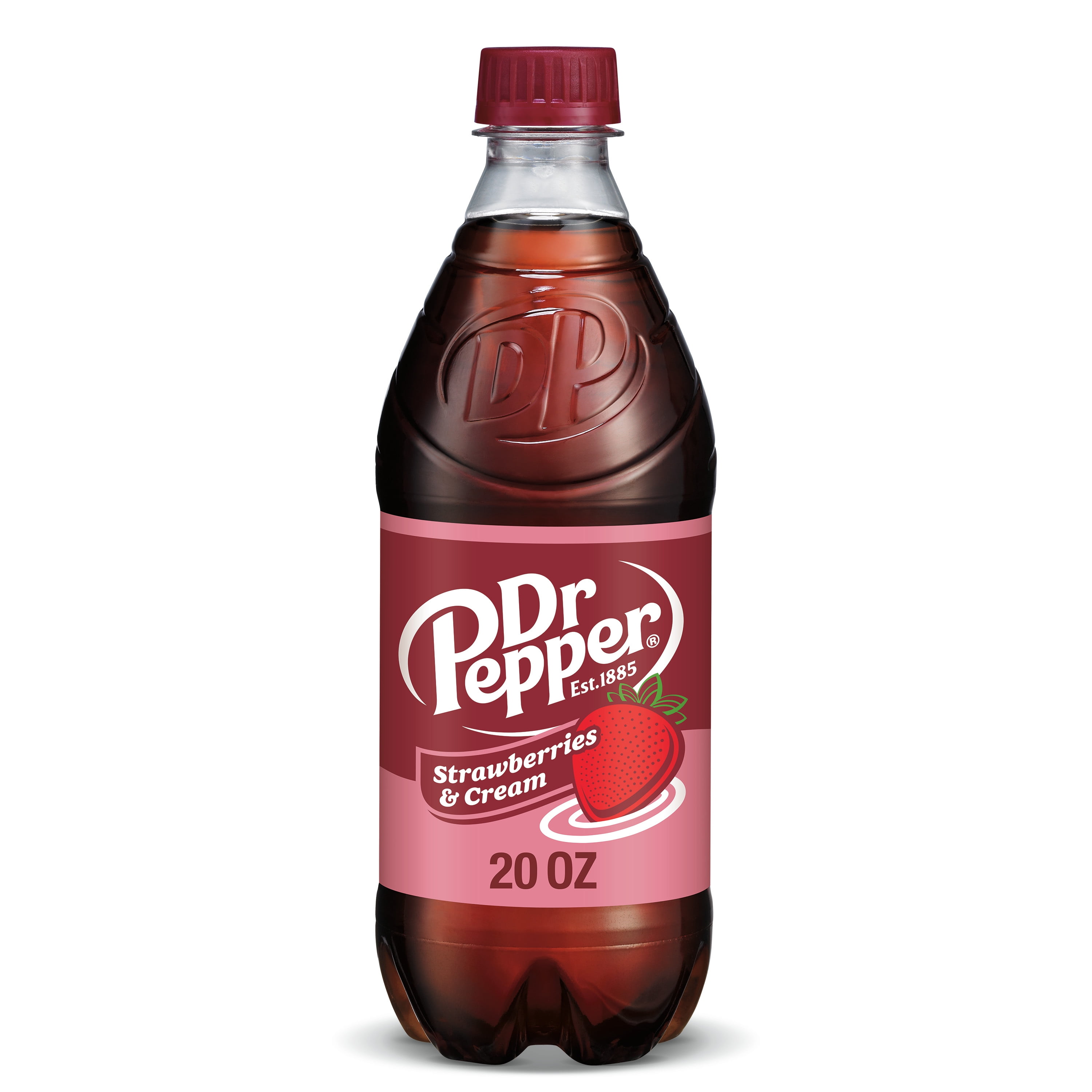 Dr Pepper Strawberries and Cream Soda Pop, 20 fl oz, Bottle - Walmart.com
