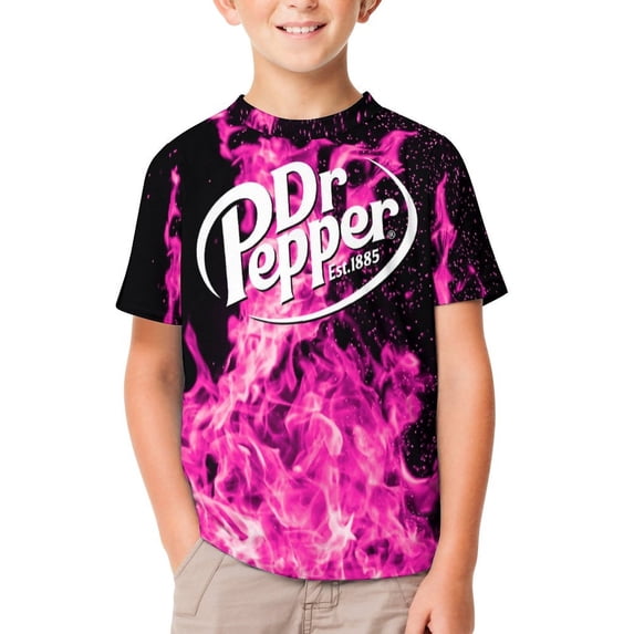 Dr Pepper T-Shirt for Boys And Girls, Funny Short Sleeve Shirts for ...