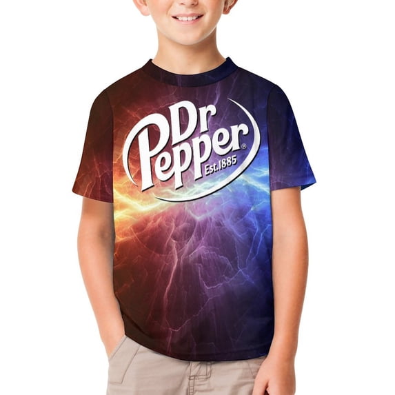Dr Pepper T-Shirt for Boys And Girls, Funny Short Sleeve Shirts for ...