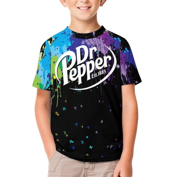 Dr Pepper T-Shirt for Boys And Girls, Funny Short Sleeve Shirts for ...