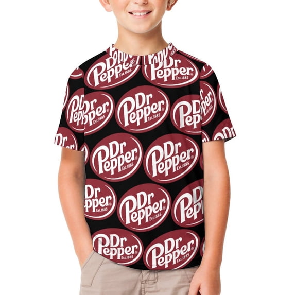 Dr Pepper T-Shirt for Boys And Girls, Funny Short Sleeve Shirts for ...