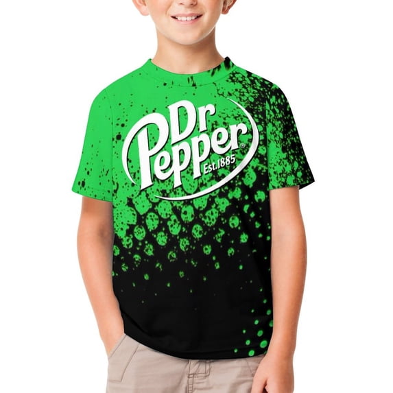 Dr Pepper T-Shirt for Boys And Girls, Funny Short Sleeve Shirts for ...
