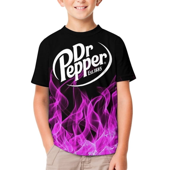 Dr Pepper T-Shirt for Boys And Girls, Funny Short Sleeve Shirts for ...