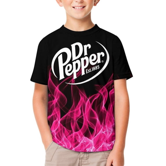 Dr Pepper T-Shirt for Boys And Girls, Funny Short Sleeve Shirts for ...