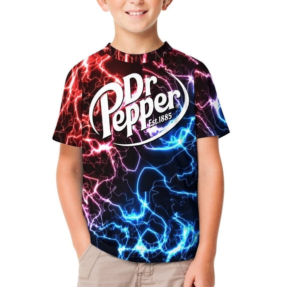 Dr Pepper T-Shirt for Boys And Girls, Funny Short Sleeve Shirts for ...