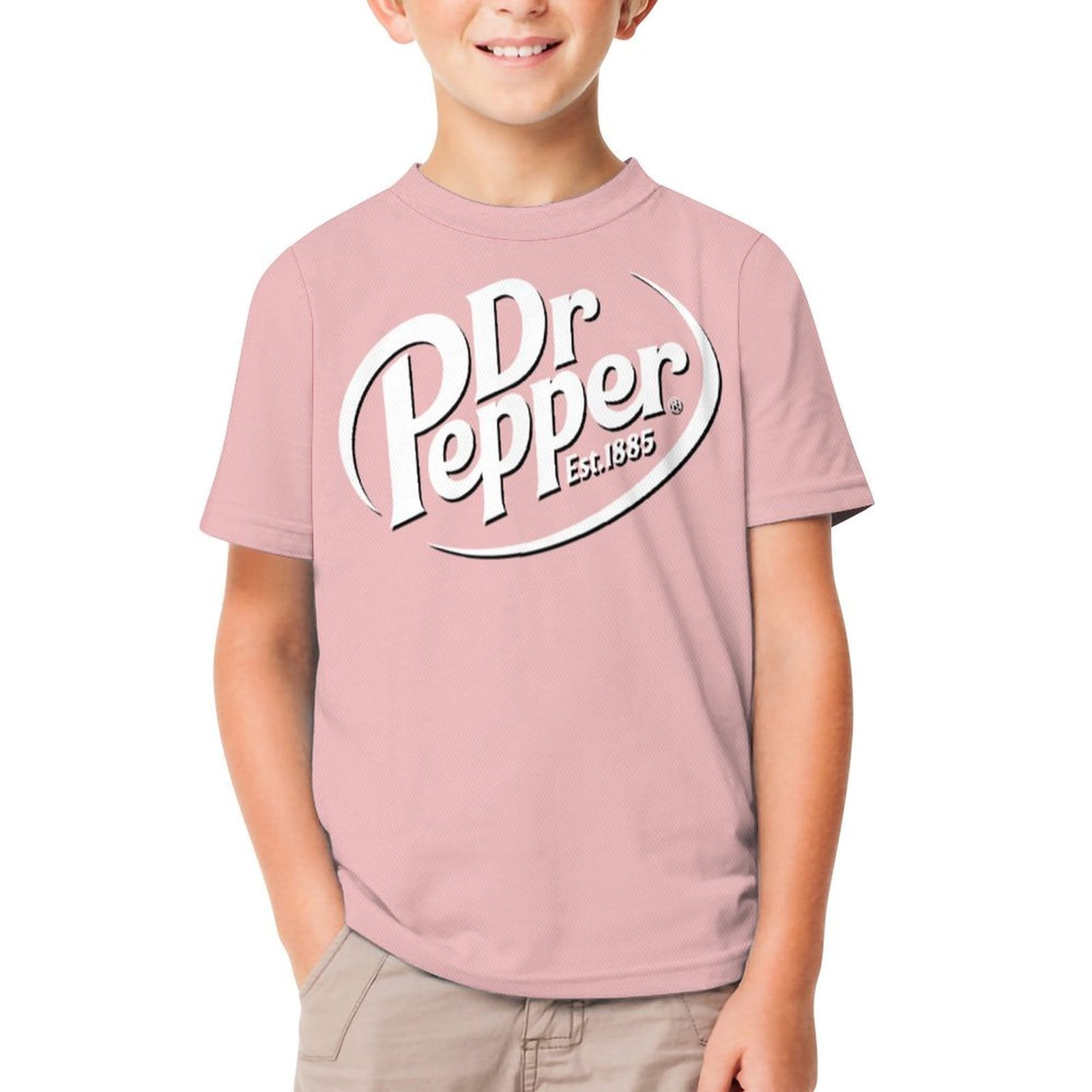 Dr Pepper T-Shirt for Boys And Girls, Funny Short Sleeve Shirts for ...