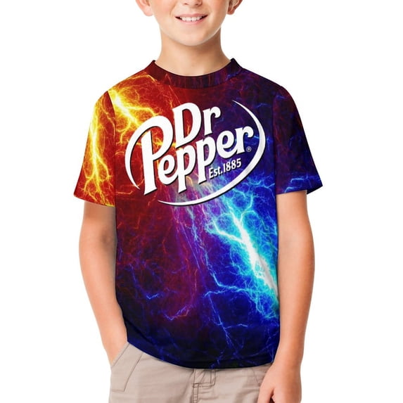 Dr Pepper T-Shirt for Boys And Girls, Funny Short Sleeve Shirts for ...