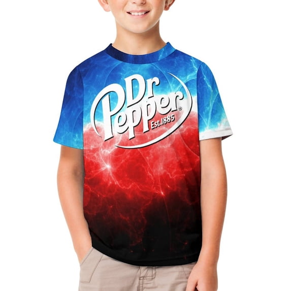 Dr Pepper T-Shirt for Boys And Girls, Funny Short Sleeve Shirts for ...