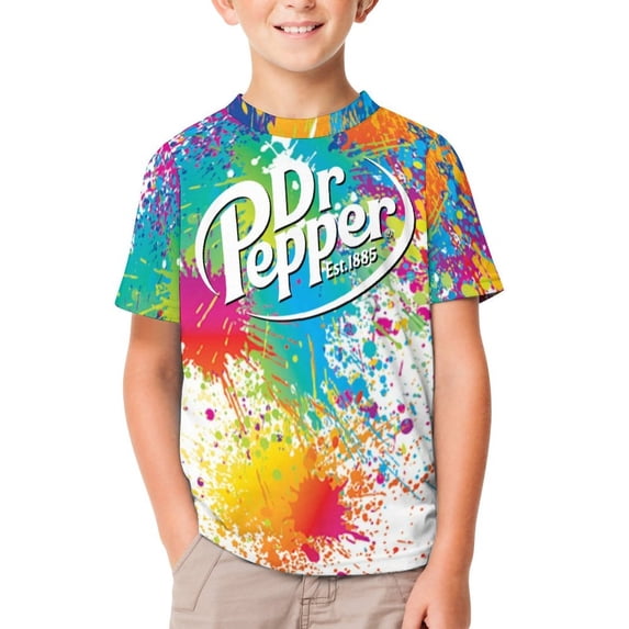 Dr Pepper T-Shirt for Boys And Girls, Funny Short Sleeve Shirts for ...