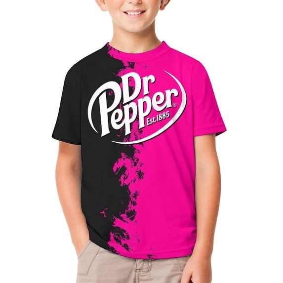 Dr Pepper T-Shirt for Boys And Girls, Funny Short Sleeve Shirts for ...