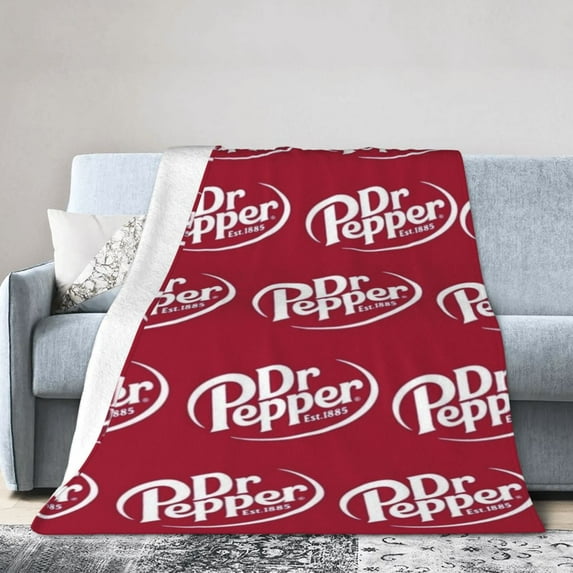 Dr Pepper Ultra-Soft Micro Fleece Blanket Multi-Size Flannel Blanket ...