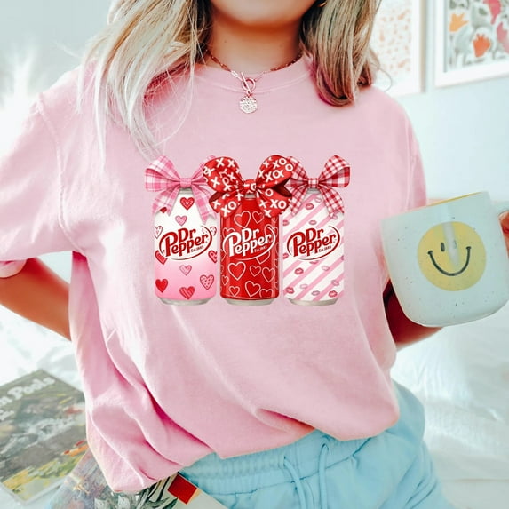 Dr Pepper Valentine’s T-Shirt | XOXO Soda Lover Shirt | Cute Couple ...