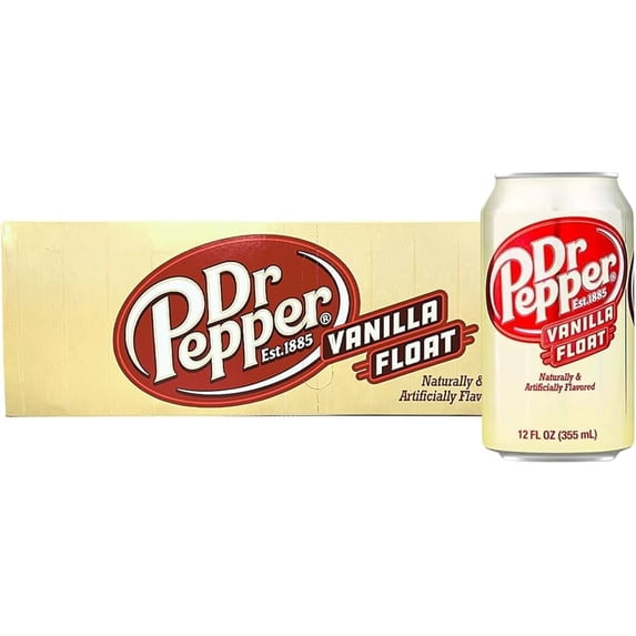 Dr. Pepper Vanilla Float 12 Ounce 12 Pack, Bundled by Louisiana Pantry ...