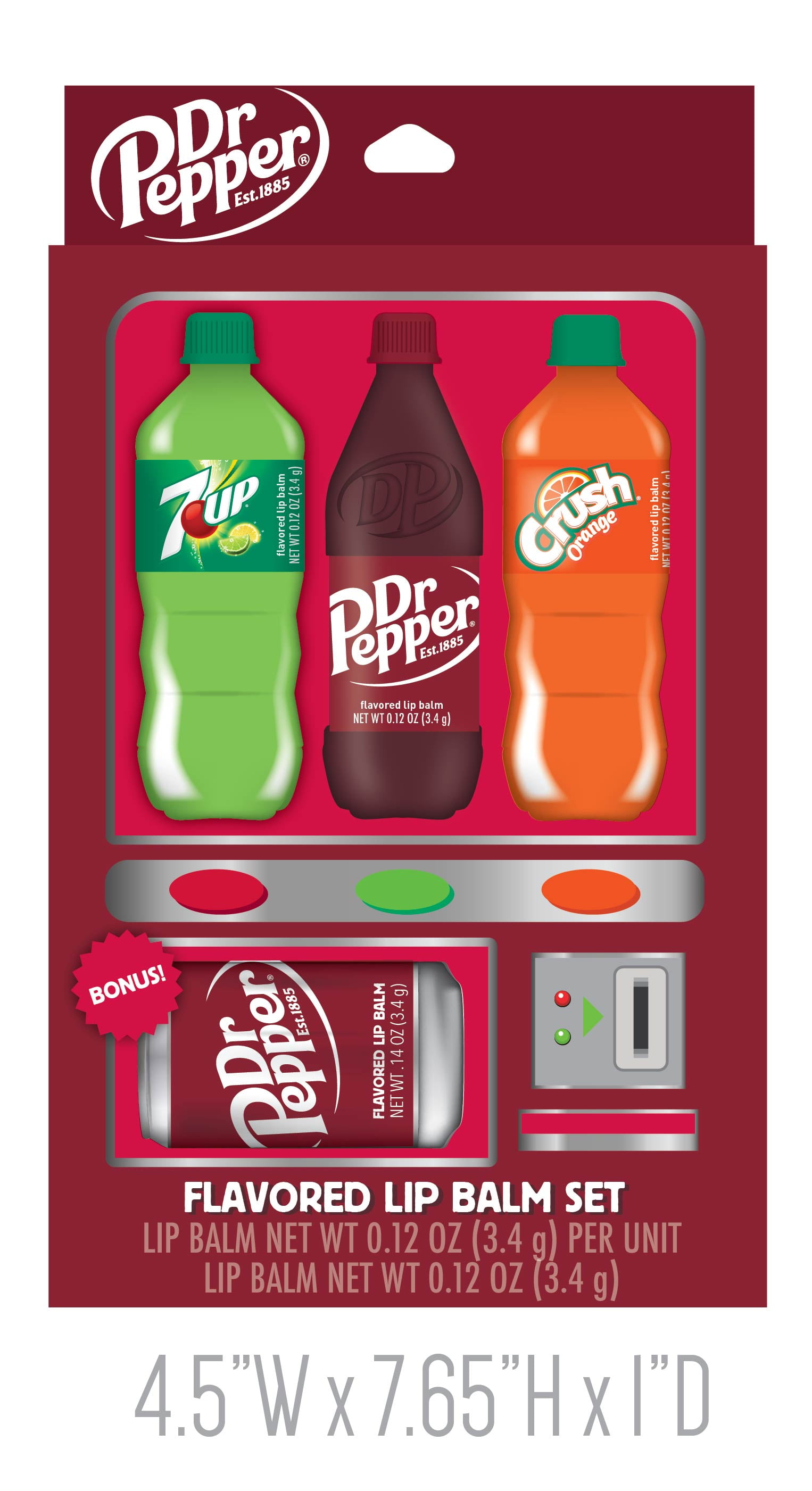Dr. Pepper Vending Machine Box, 4 Pieces - Walmart.com