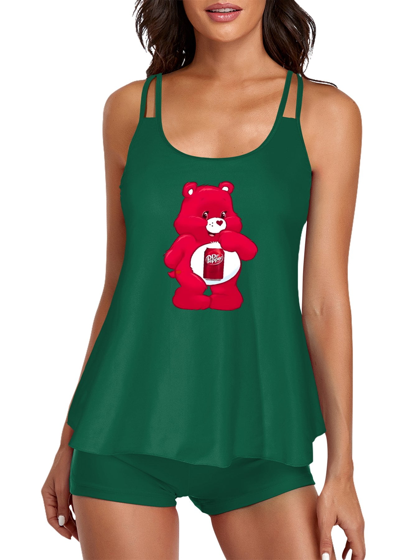 Dr Pepper Women's Detachable Bra And Swim Briefs Two-Piece Swimsuit Set ...