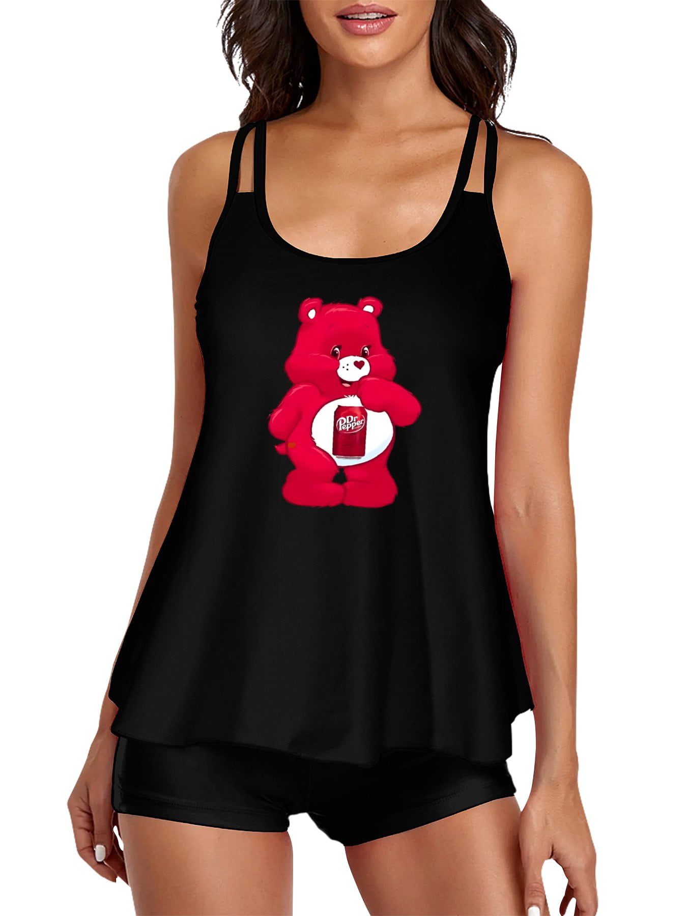 Dr Pepper Women's Detachable Bra And Swim Briefs Two-Piece Swimsuit Set ...