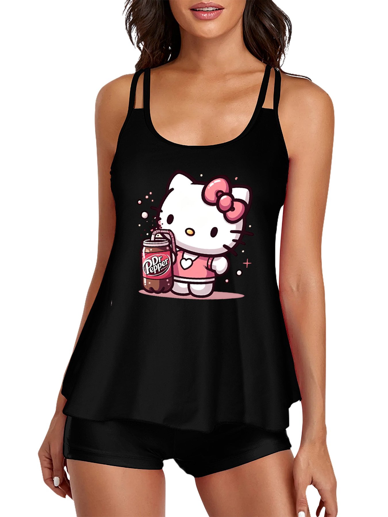 Dr Pepper Women's Detachable Bra And Swim Briefs Two-Piece Swimsuit Set ...