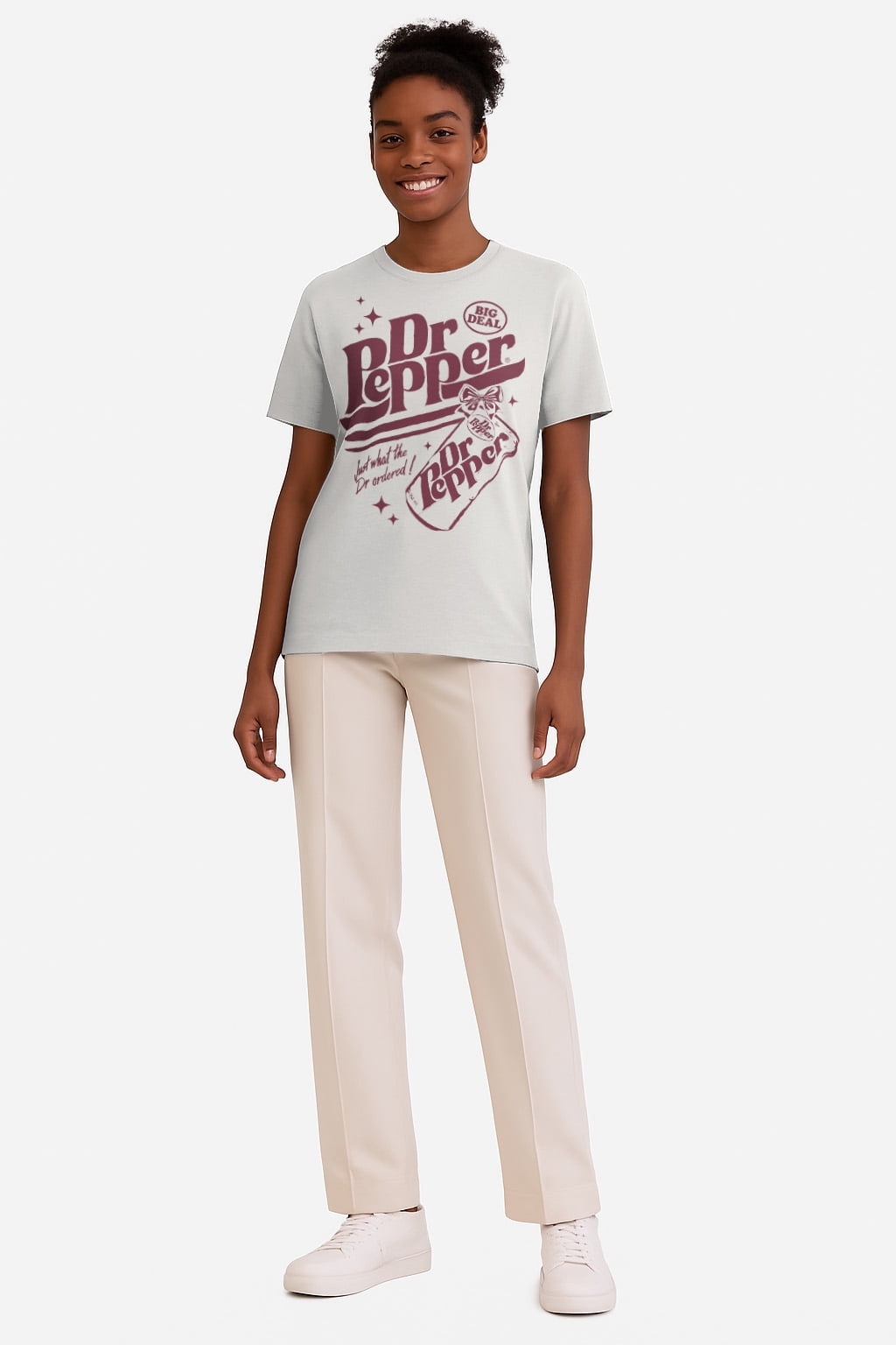 Dr Pepper Women's Graphic Tee with Short Sleeves, Sizes XXS-XXL ...