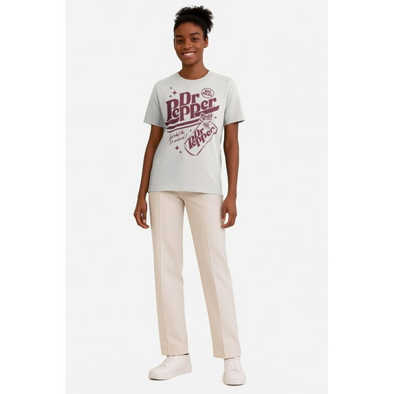 Dr Pepper Women's Graphic Tee with Short Sleeves, Sizes XXS-XXL ...