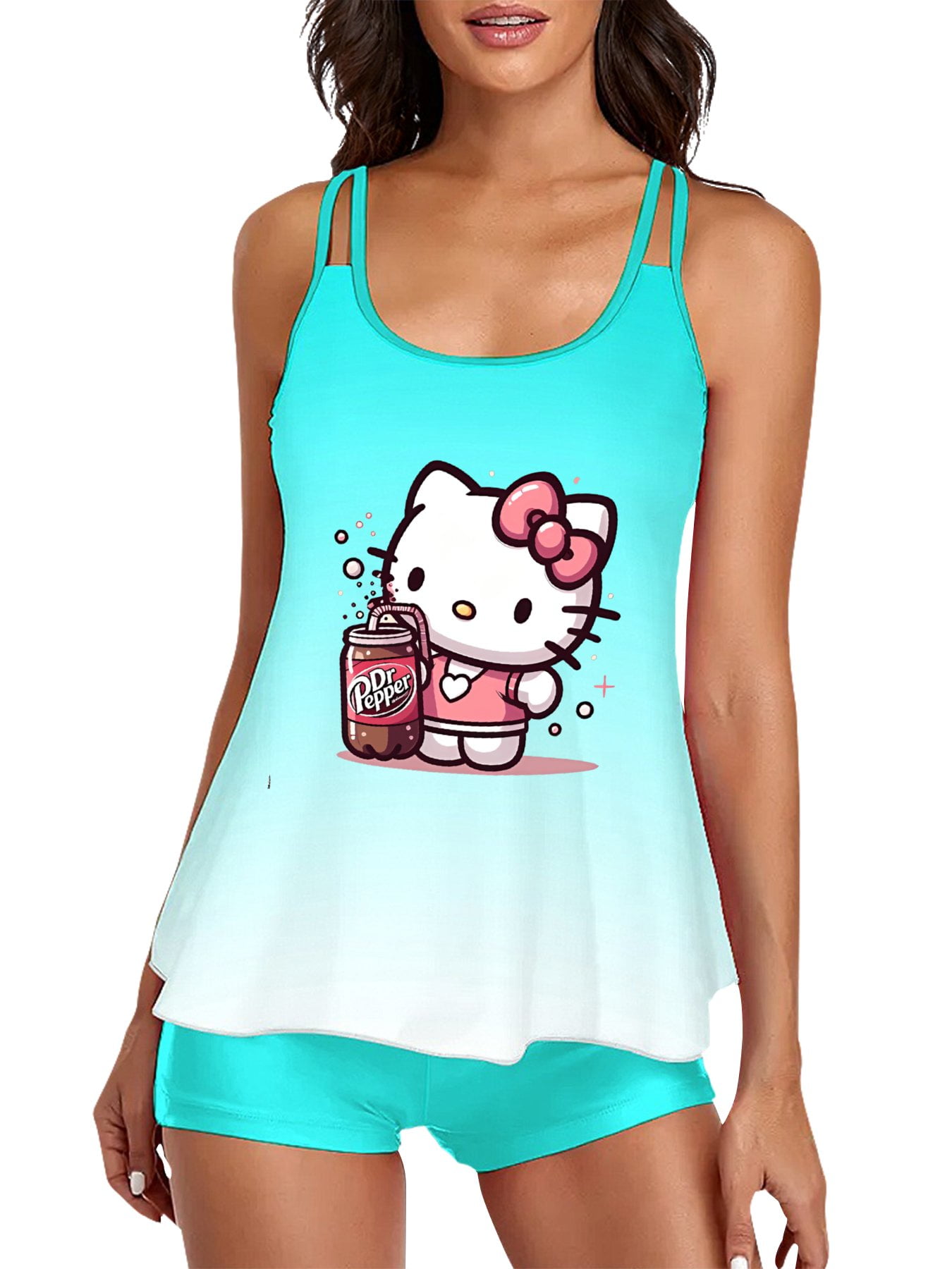 Dr Pepper Women's Two-Piece Detachable Bra And Panties Swimsuit Set ...