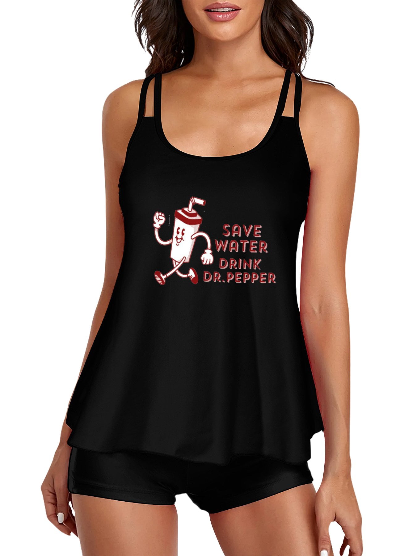 Dr Pepper Women's Two-Piece Detachable Bra And Panties Swimsuit Set ...