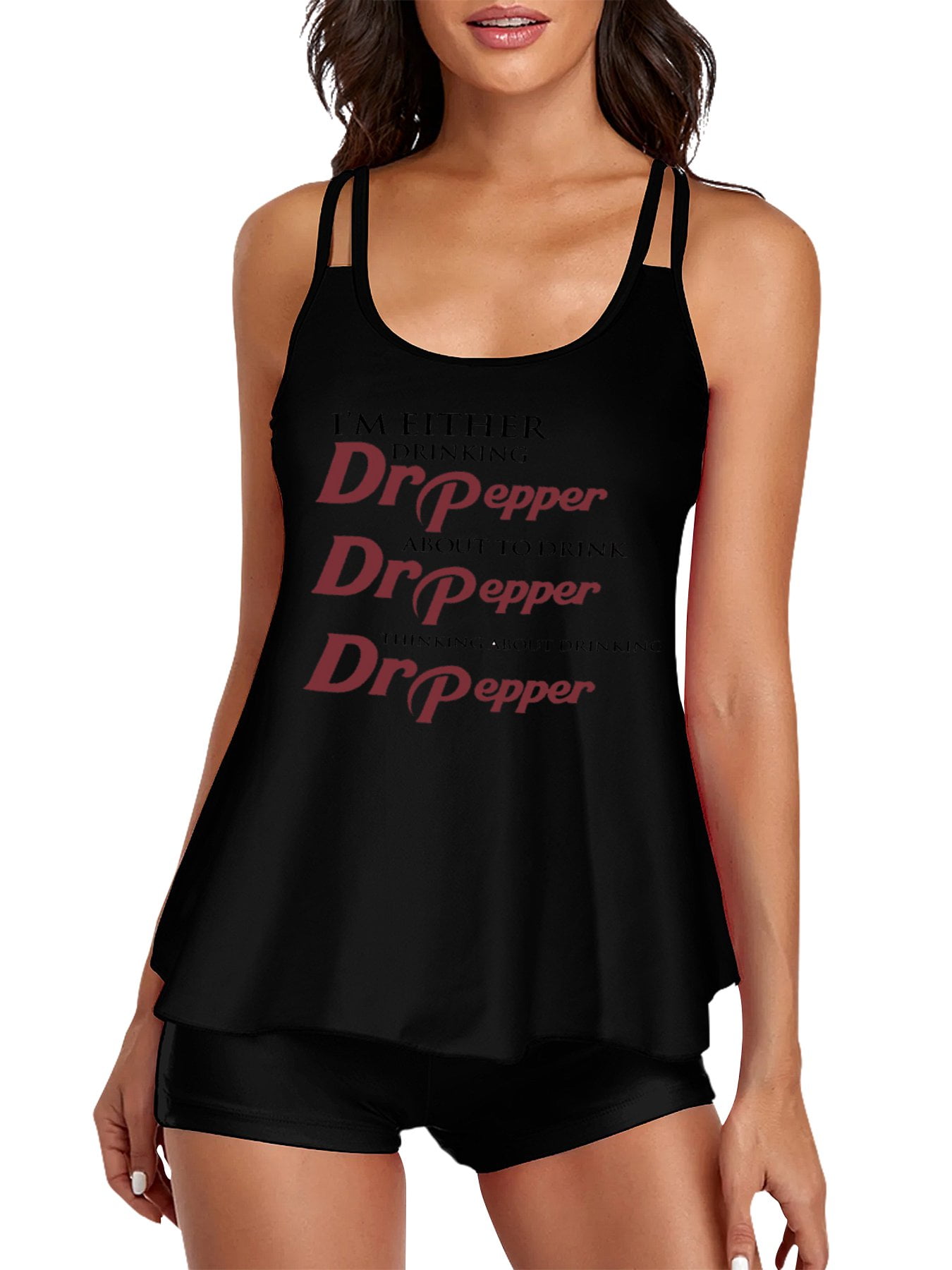 Dr Pepper Women's Two-Piece Detachable Bra And Panties Swimsuit Set ...