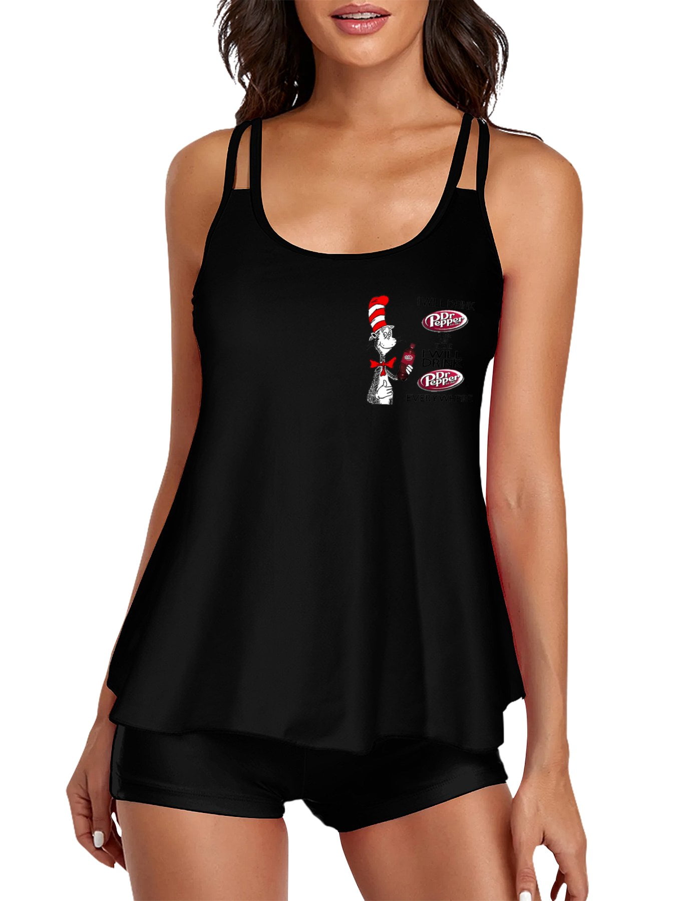 Dr Pepper Women's Two-Piece Detachable Bra And Panties Swimsuit Set ...