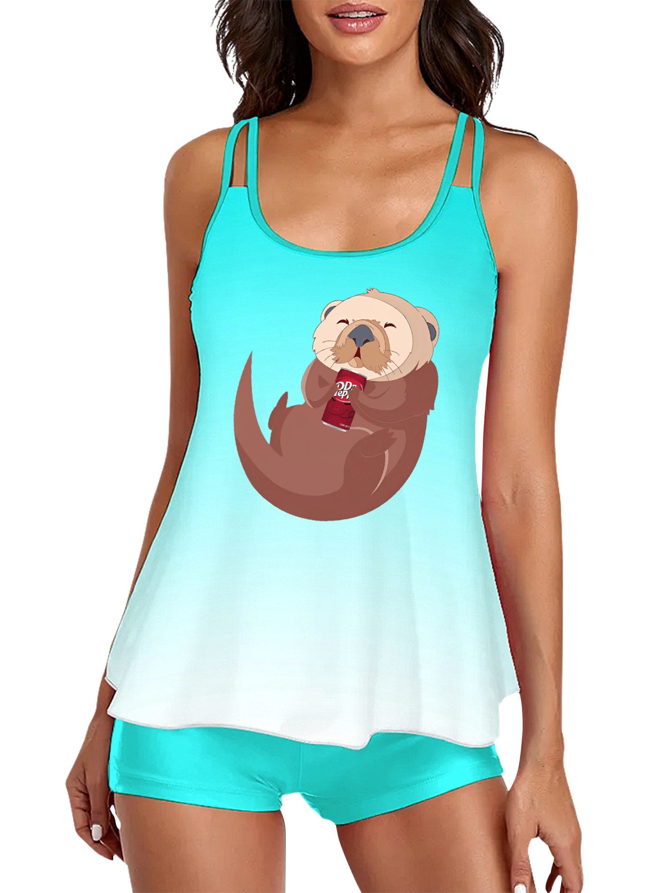 Dr Pepper Women's Two-Piece Detachable Bra And Panties Swimsuit Set ...