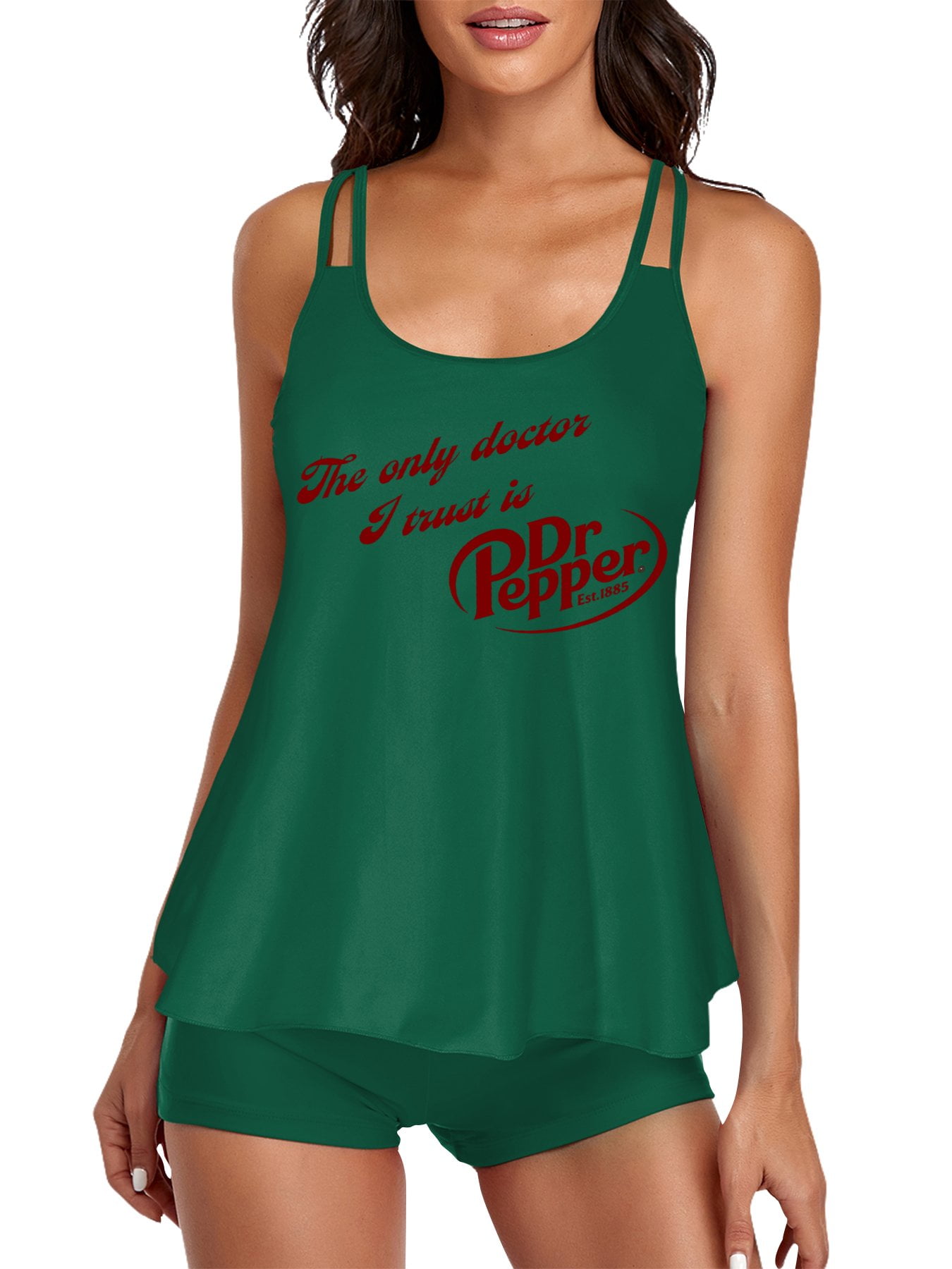 Dr Pepper Women's Two-Piece Detachable Bra And Panties Swimsuit Set ...