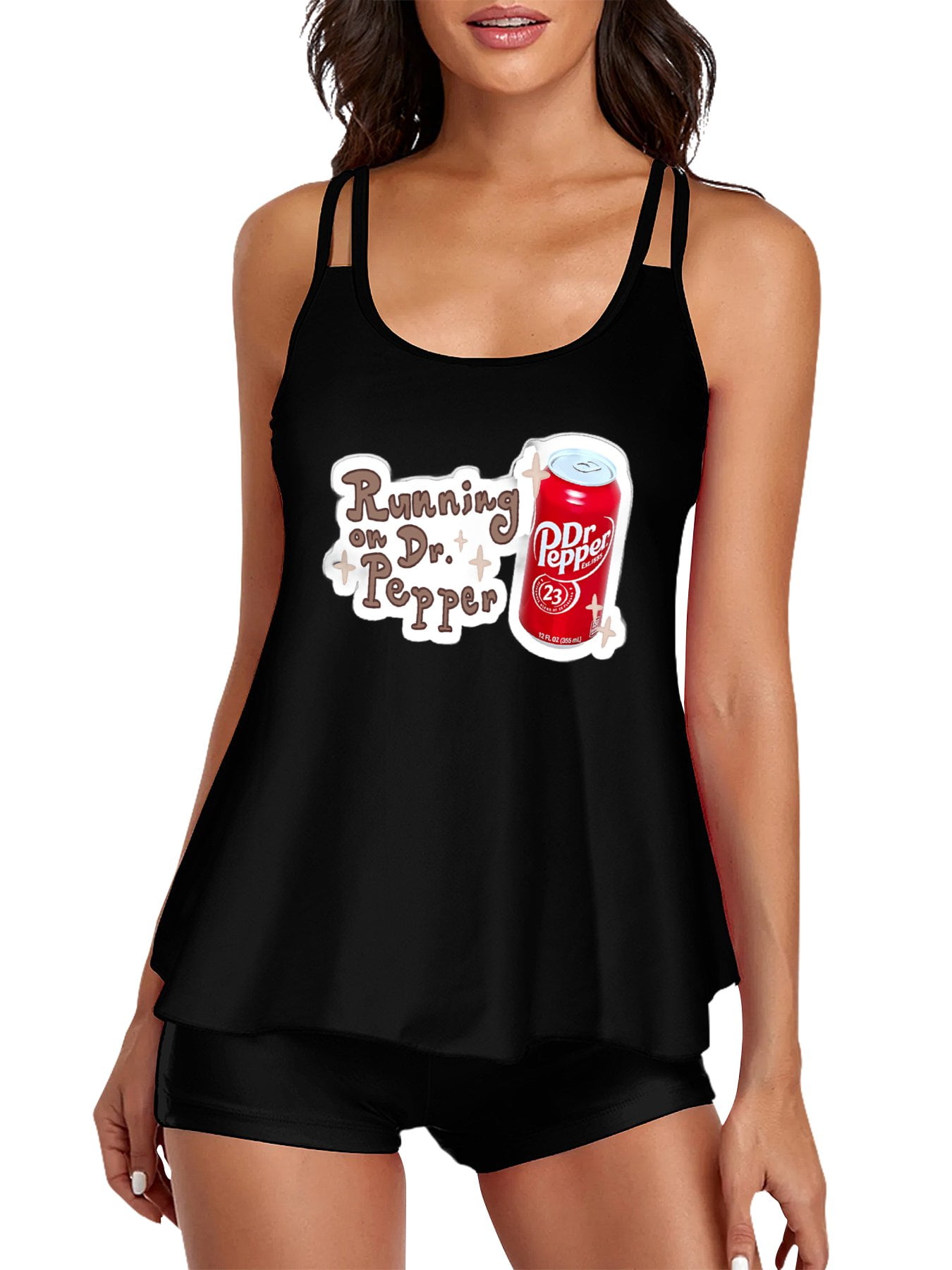 Dr Pepper Women's Two-Piece Detachable Bra And Panties Swimsuit Set ...