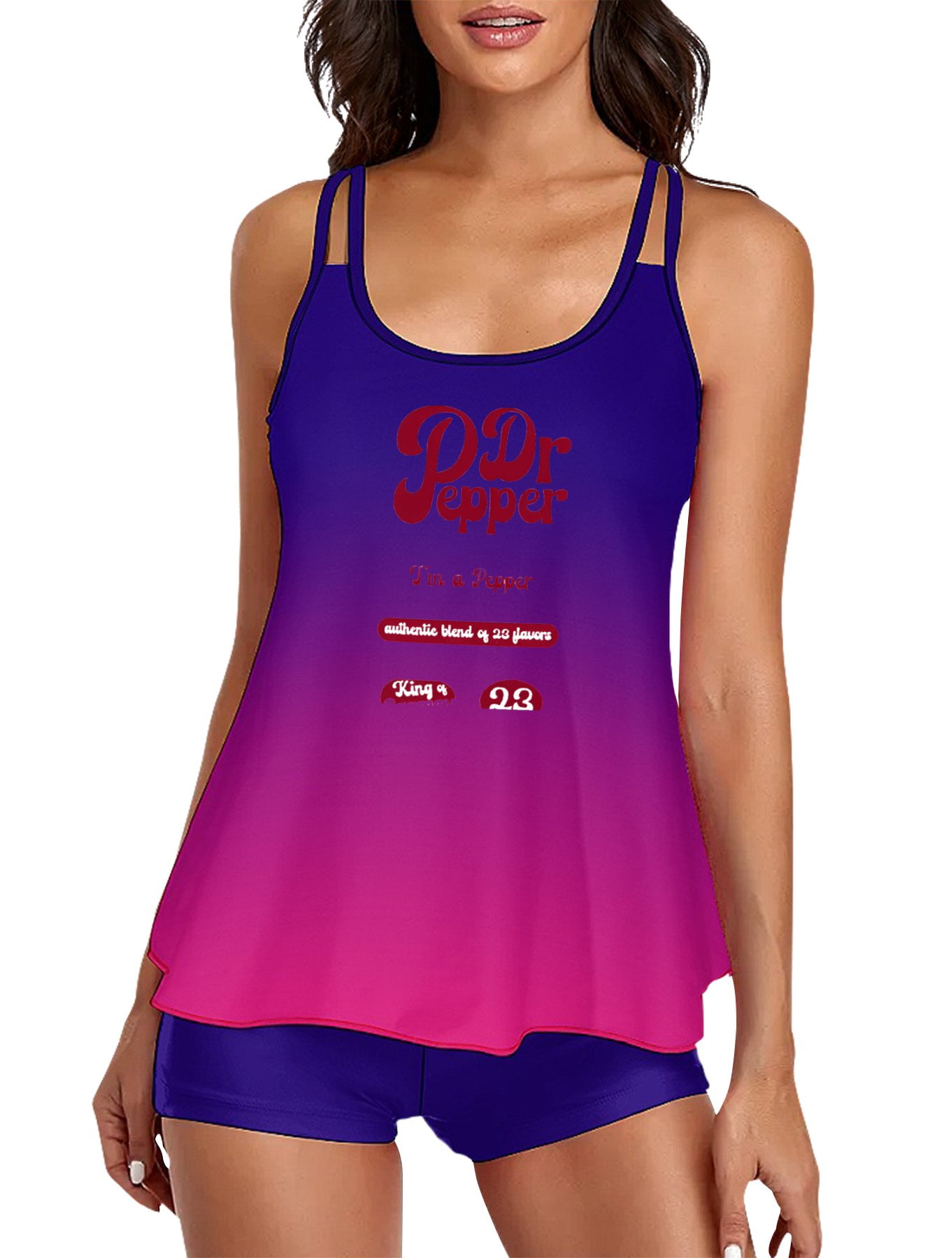 Dr Pepper Women's Two-Piece Detachable Bra And Panties Swimsuit Set ...