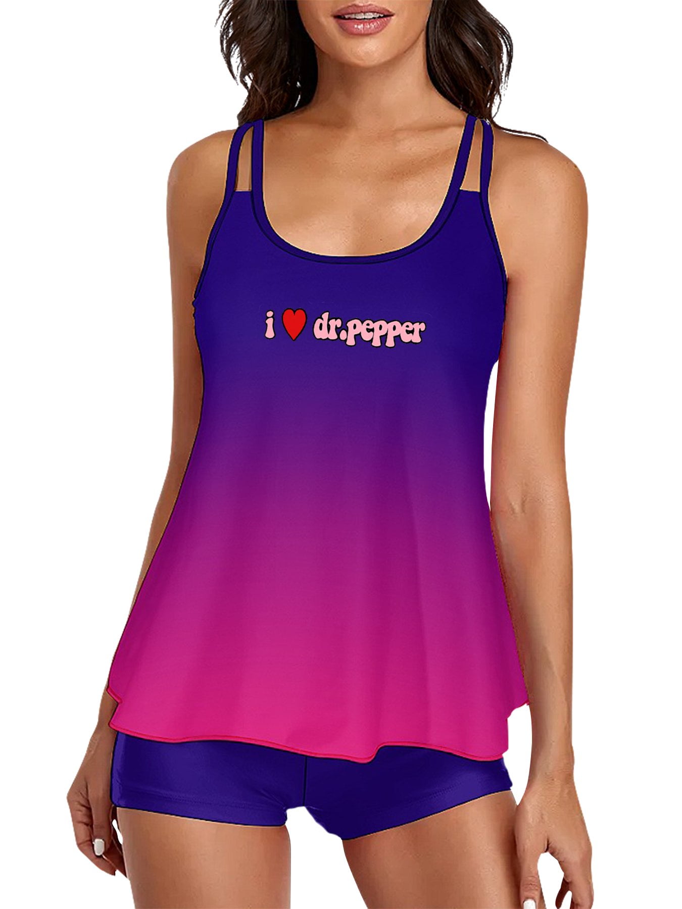 Dr Pepper Women's Two-Piece Detachable Bra And Panties Swimsuit Set ...