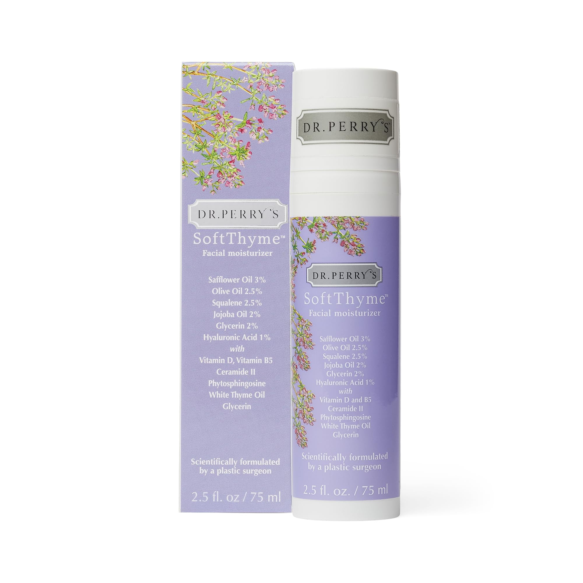 Dr. Perry's SoftThyme Facial BCA3 Moisturizer with Natural Oils and ...
