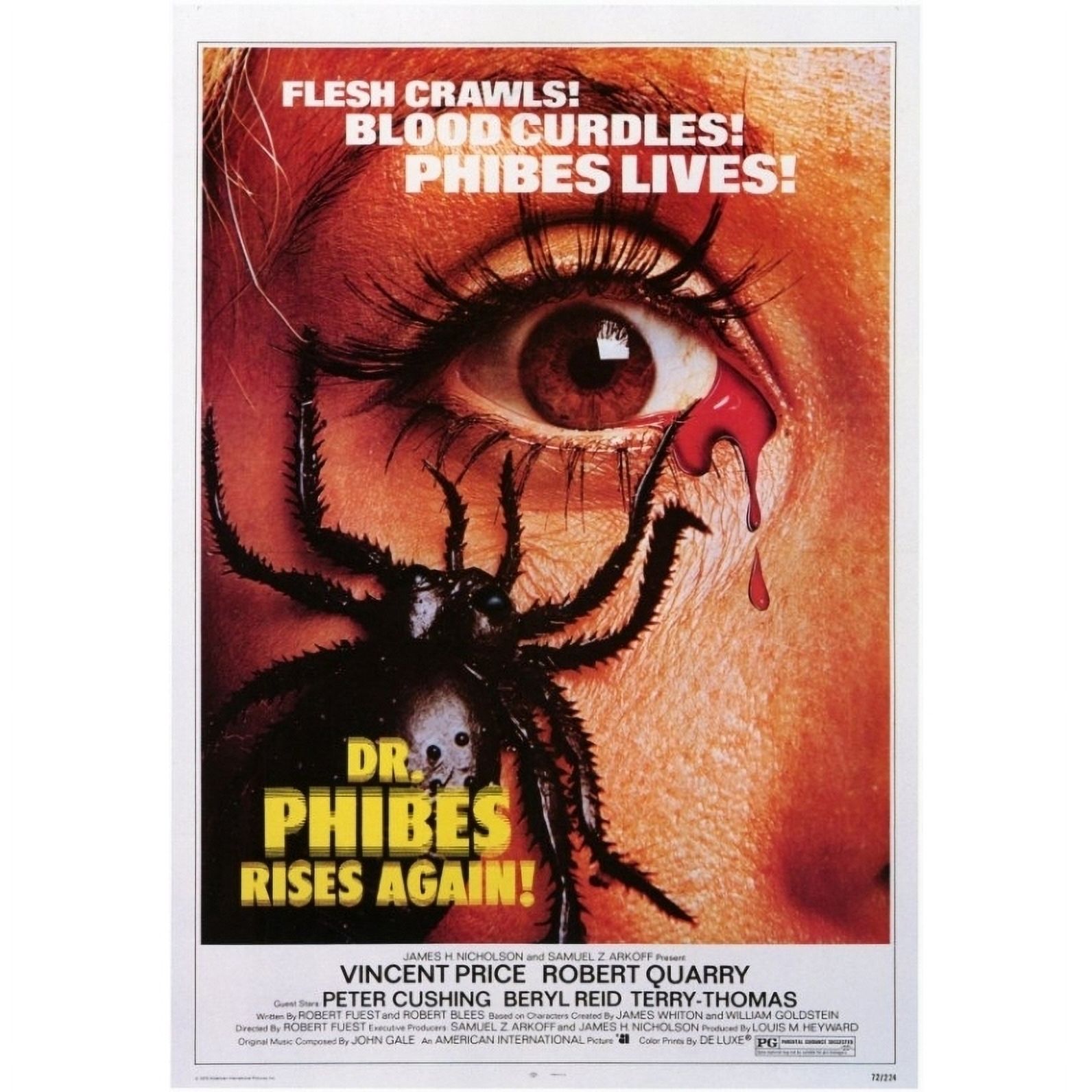 Dr. Phibes Rises Again Movie Poster (11 x 17) - Walmart.com