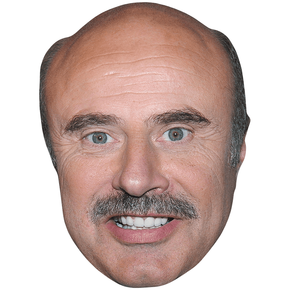 Dr Phil McGraw (Smile) Flat Cardboard Face - Walmart.com