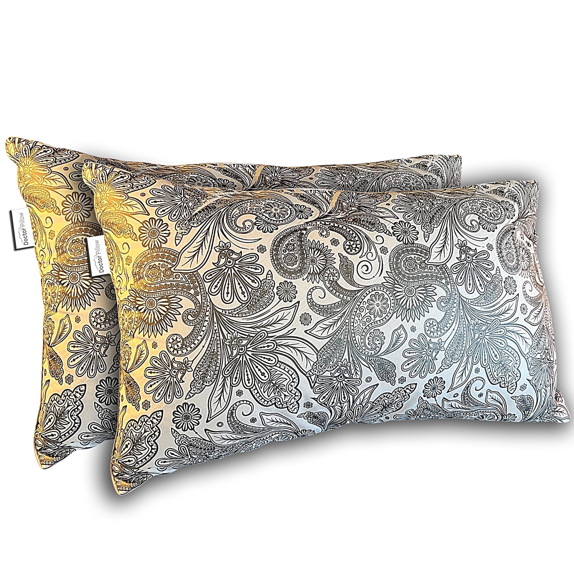 Dr Pillow Paisley Pedic 2-Pack: Ultimate Comfort Pillows for Restful ...