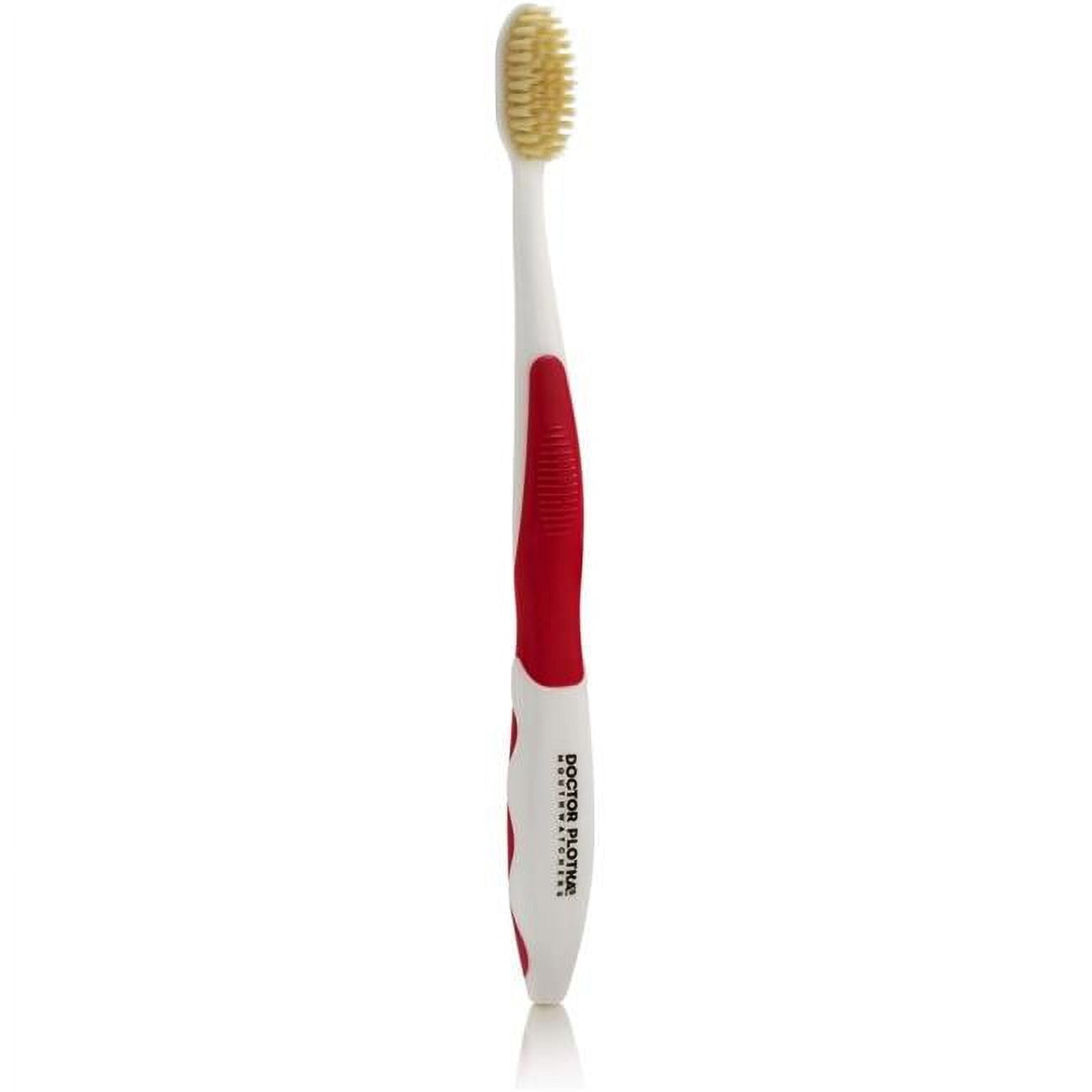 Dr. Plotka Super-Soft Flossing Bristles Adult Toothbrush - Pink - 1 ...