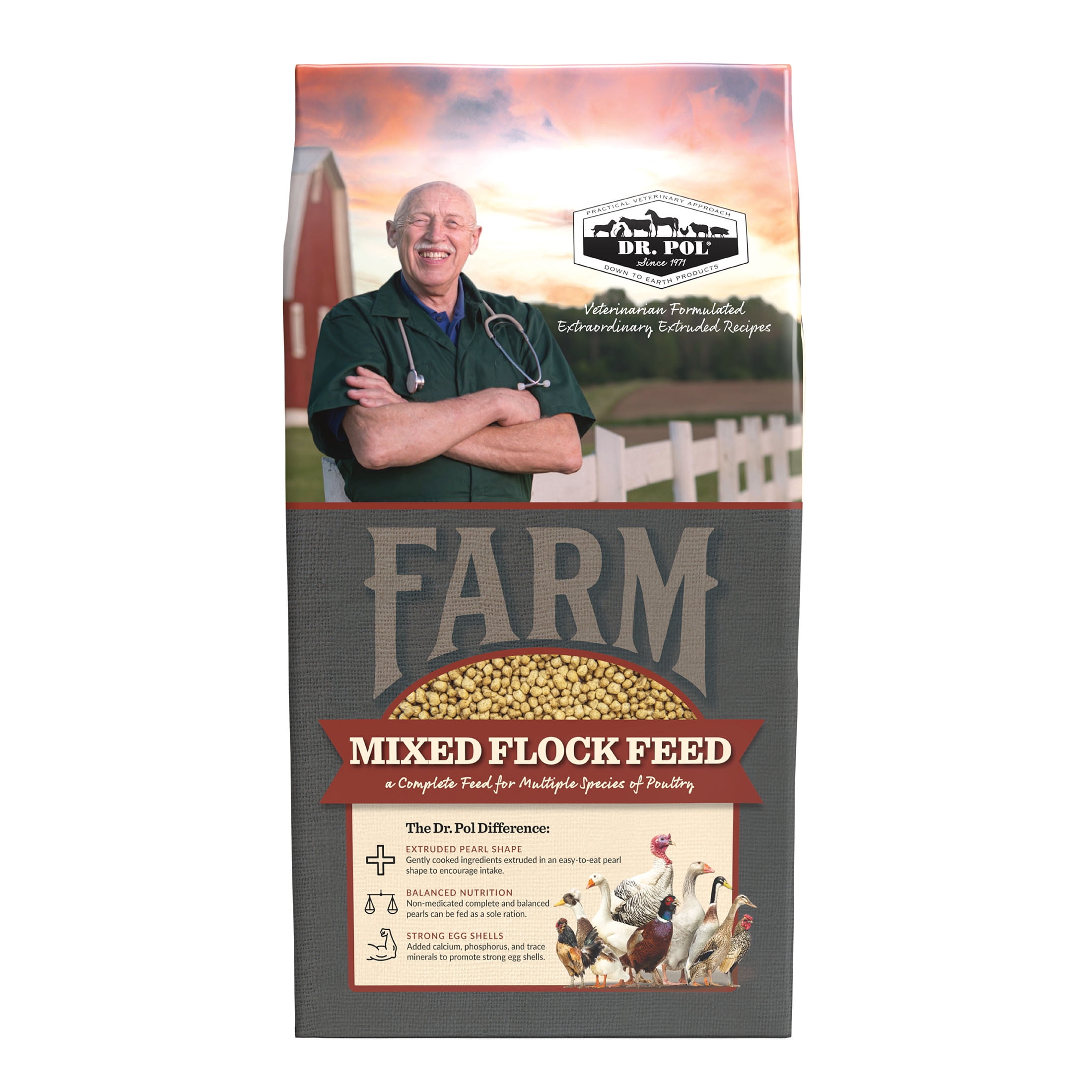 Dr. Pol High Protein 28% Poultry Pearls Gamebird Feed for Young ...